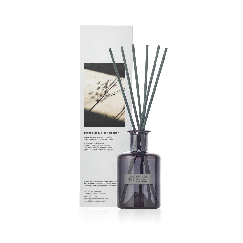 Bath House Patchouli & Black Pepper Room Diffuser 200ml – The Home ...