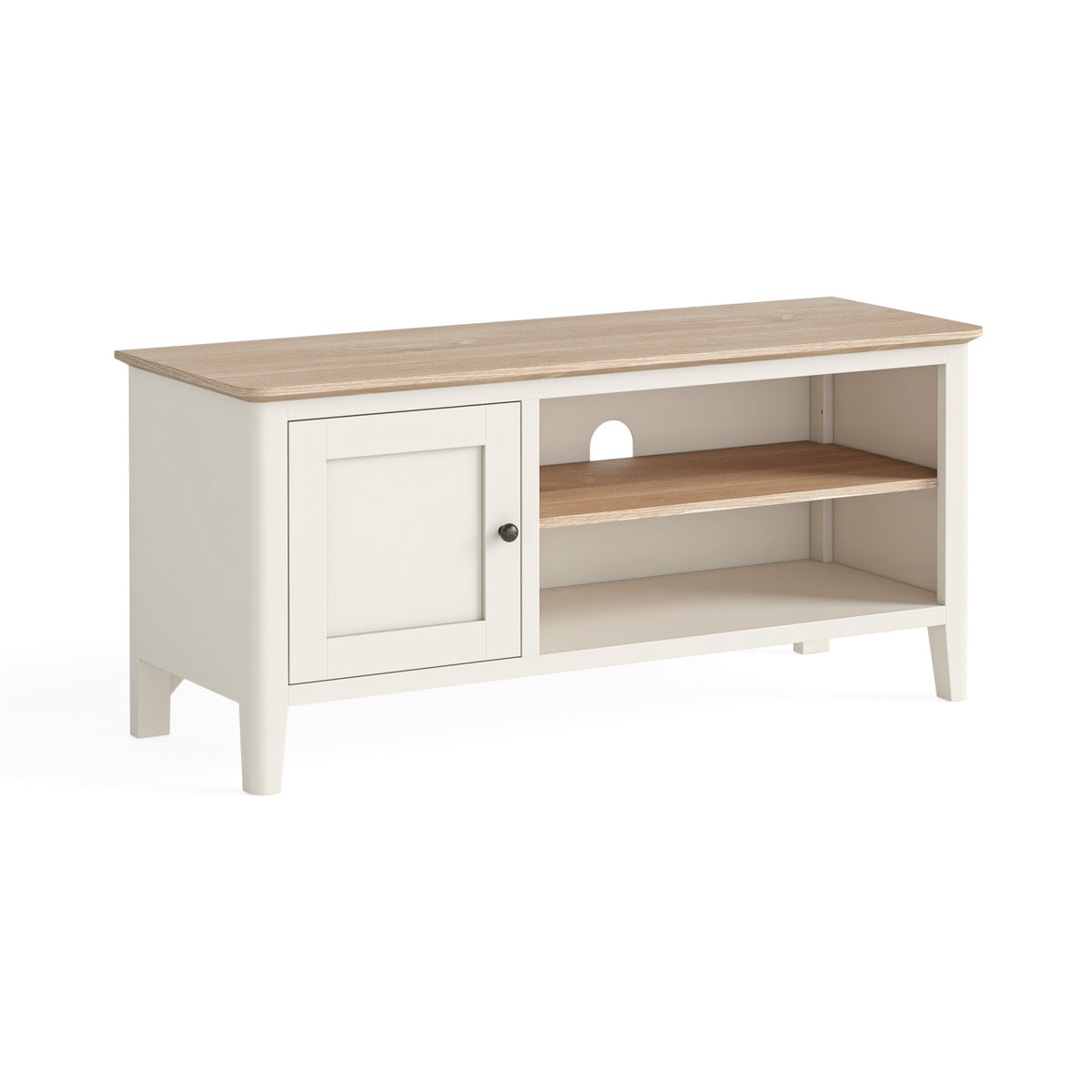 Devon TV Unit - Coconut White – The Home Company Skipton