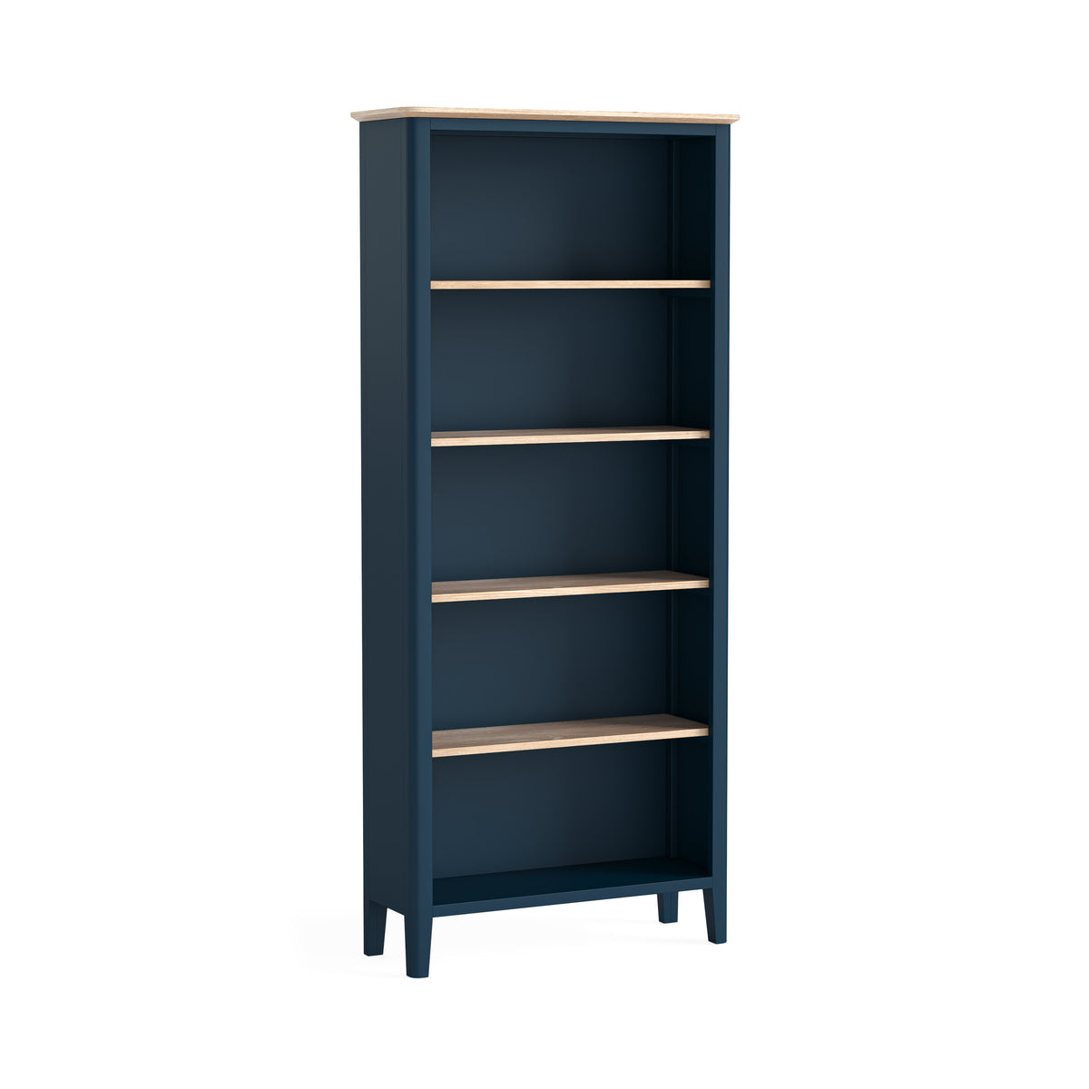 Devon Large Bookcase - Navy – The Home Company Skipton