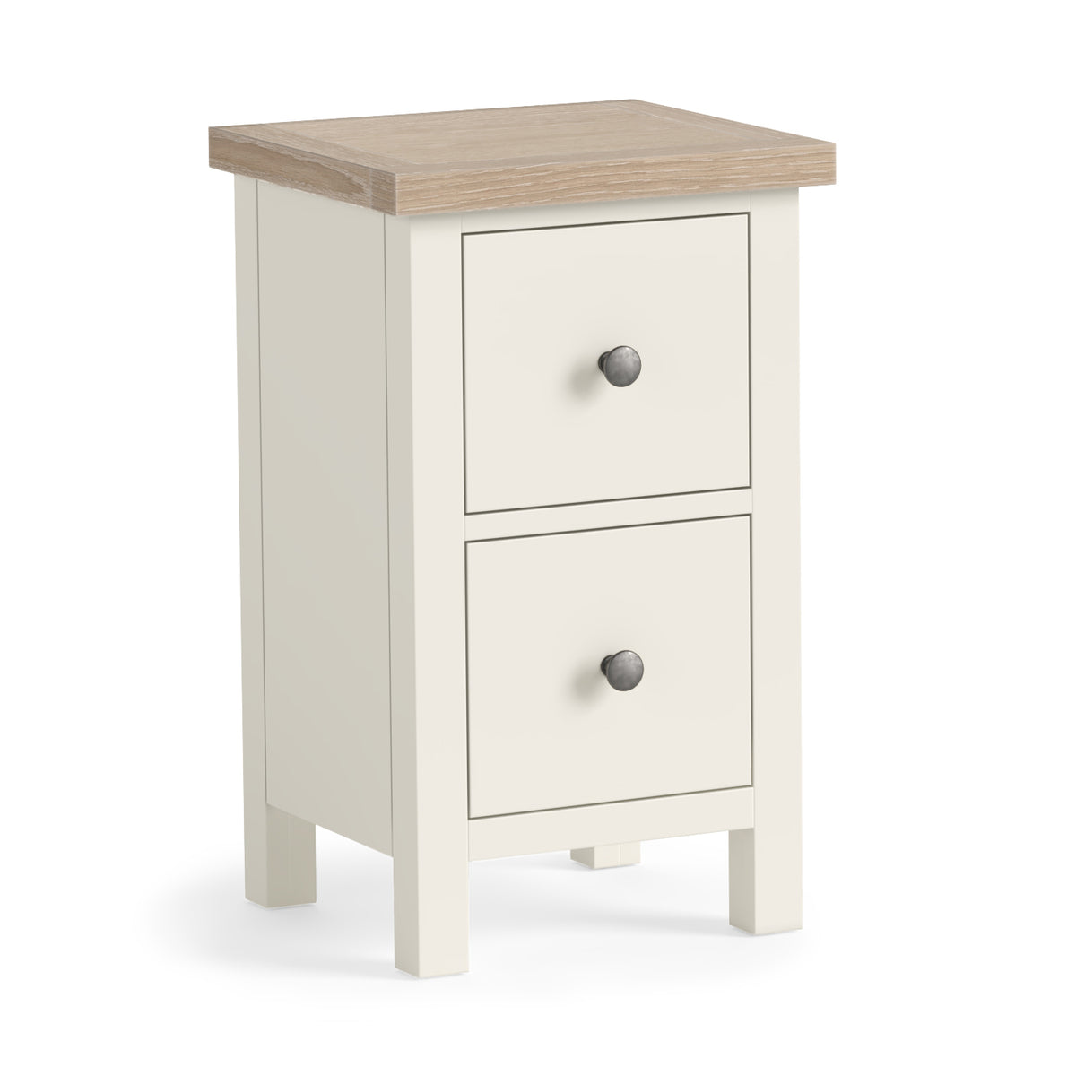 Modern Country Narrow Bedside - Coconut White – The Home Company Skipton