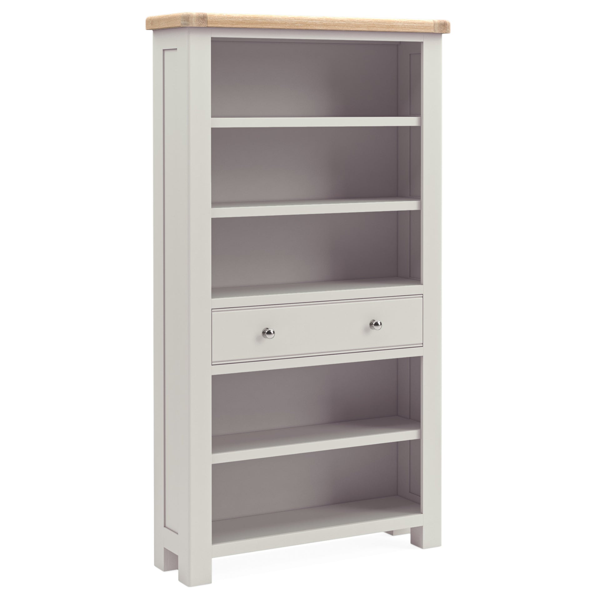 Salcombe Large Bookcase - Grey – The Home Company Skipton