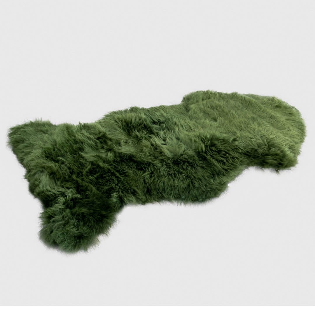 Olive Green Sheepskin Rug XXL – The Home Company Skipton